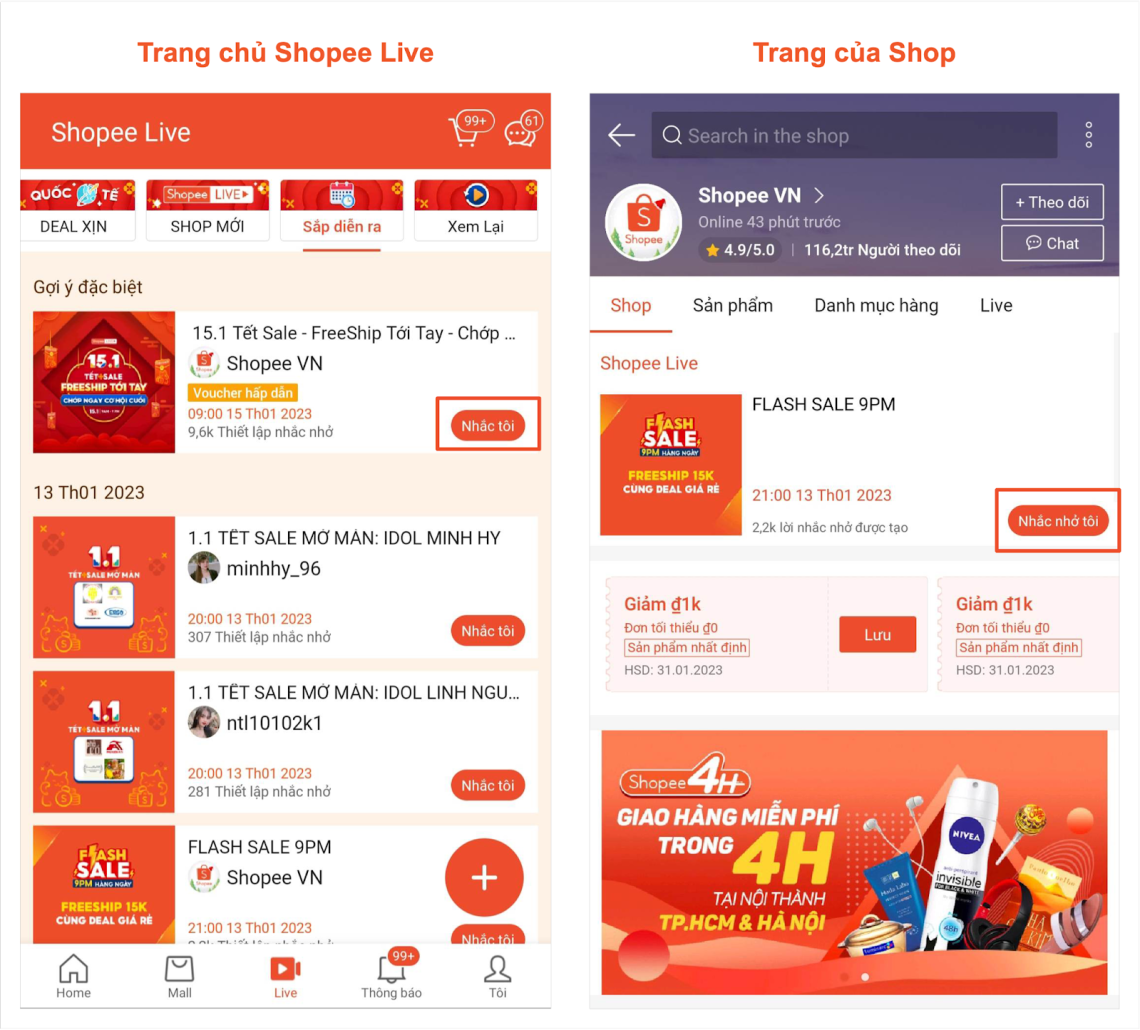 ĐIỂM SÁNG NÀO CHO NHÀ BÁN HÀNG KHI SHOPEE TỐI ƯU SHOPEE LIVE?